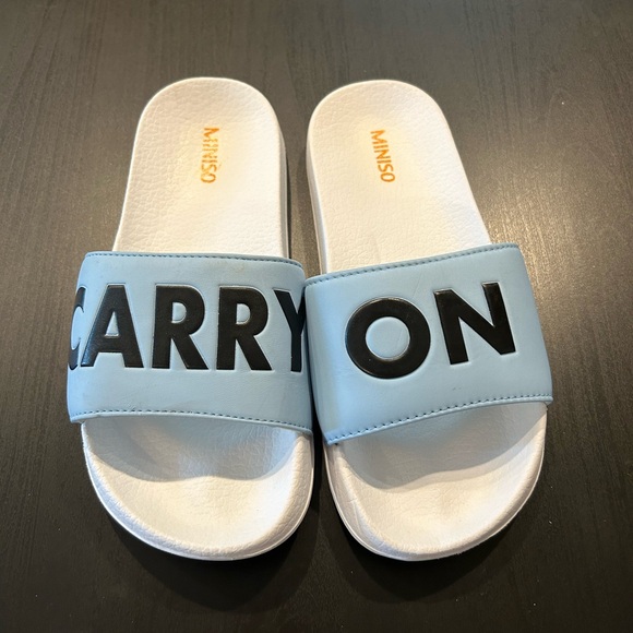 Shoes | Carry On Miniso Slides | Poshmark